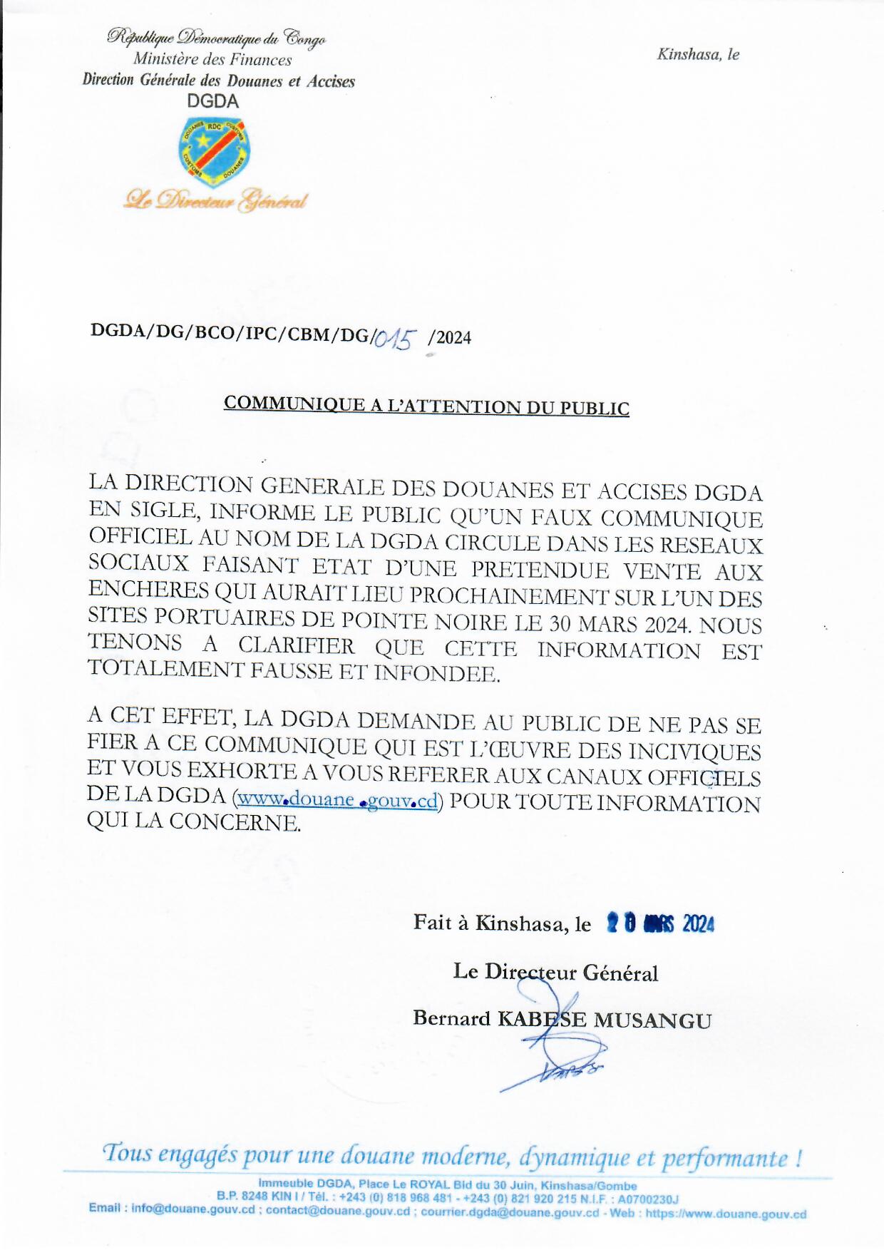 Dernières actualités